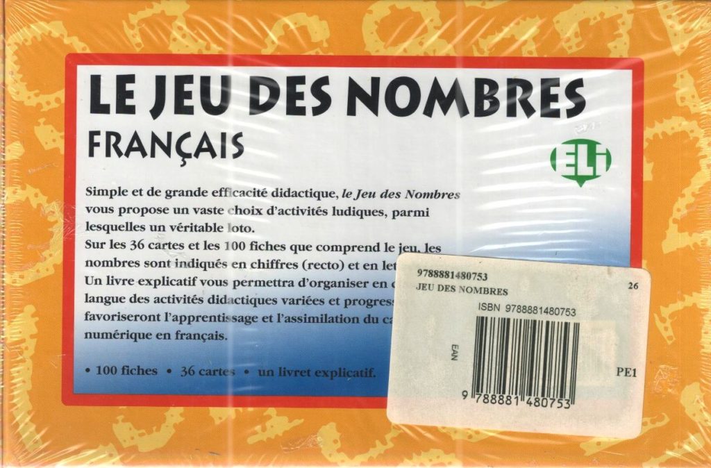 Le Jeu Des Nombres Francais (French Edition) | Tempo Bookstore